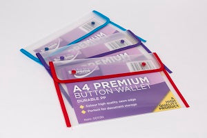 A4 Button Wallet Single Premium – BuyBooks.ie